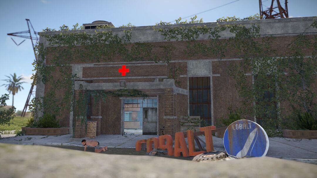 1HP Medical Center Rust Monument - Lone Design