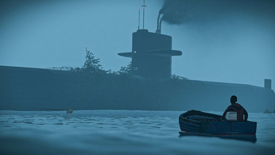 Submarine Rust Custom Monument - Lone Design