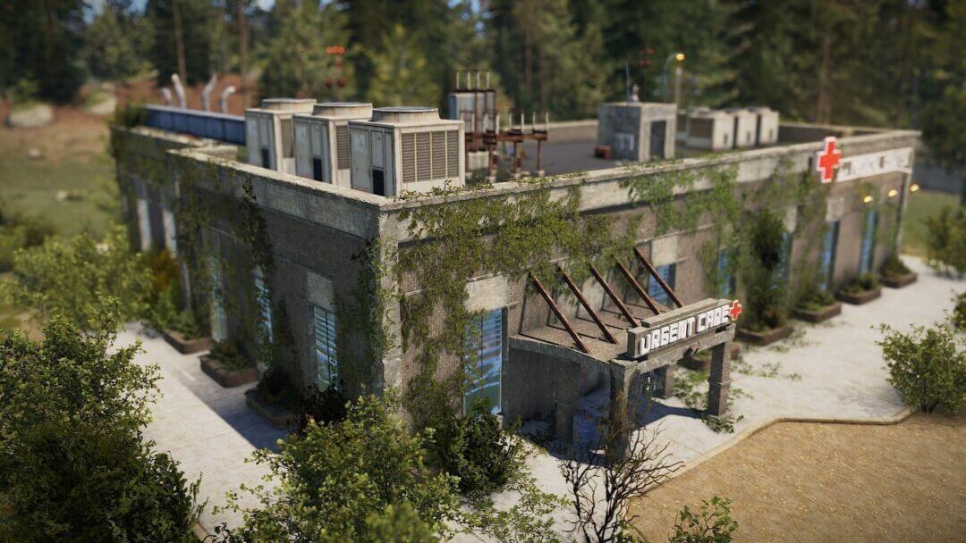 1HP Medical Center Rust Monument - Lone Design