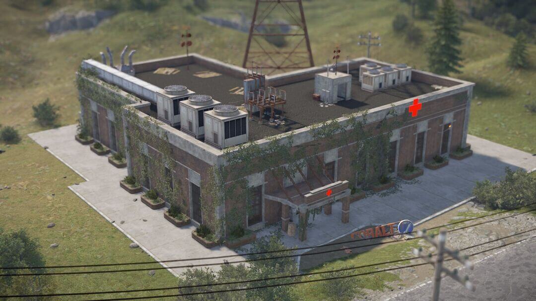 1HP Medical Center Rust Monument - Lone Design