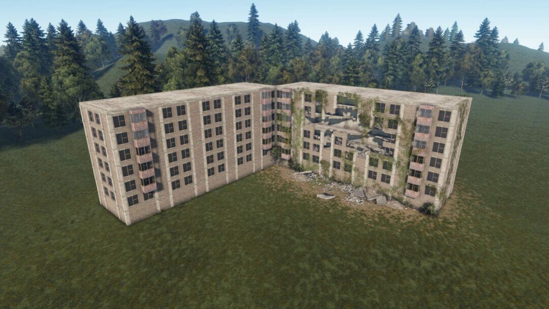 USSR Buildings Pack Rust Prefabs - Lone Design