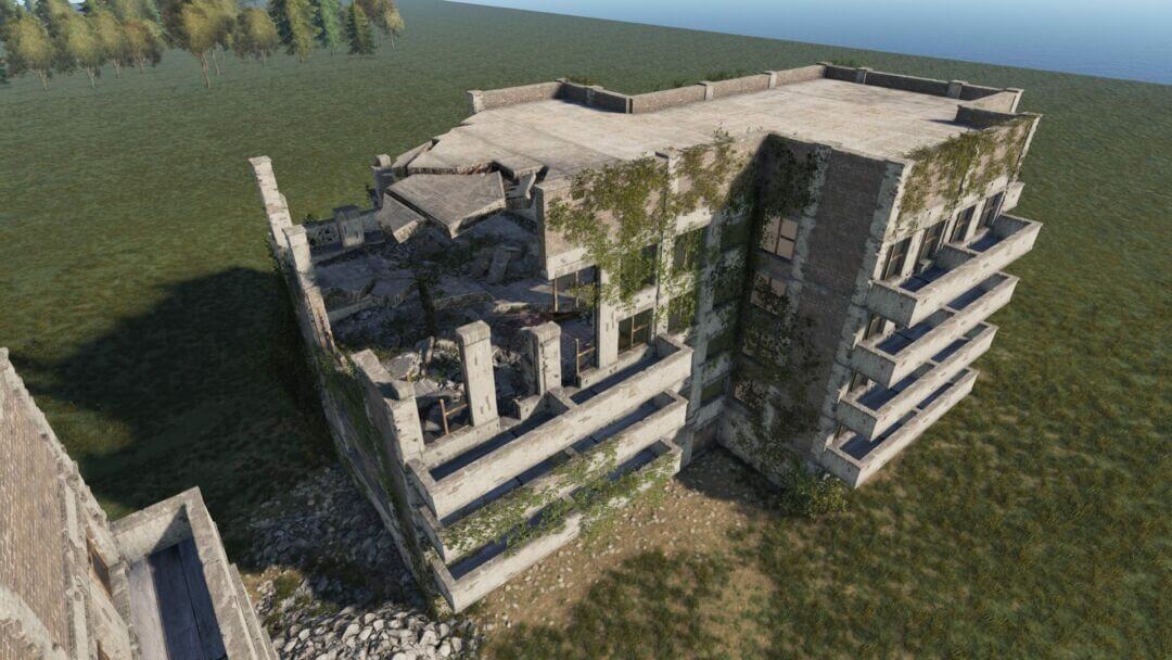 USSR Buildings Pack Rust Prefabs - Lone Design