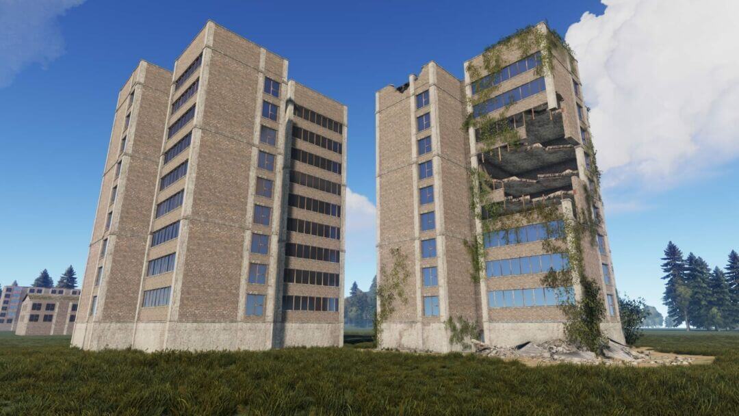 USSR Buildings Pack Rust Prefabs - Lone Design