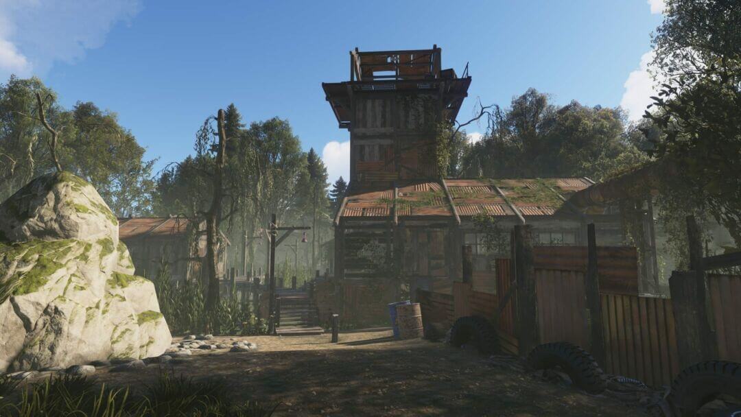 Swamp Village Custom Rust Monument - Lone Design