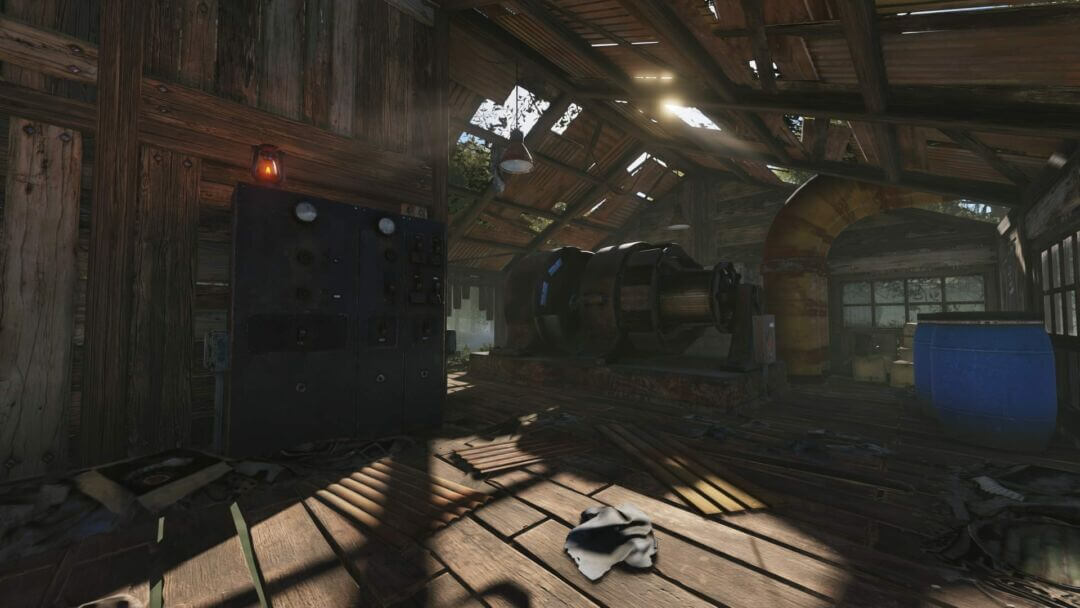 Swamp Village Custom Rust Monument - Lone Design