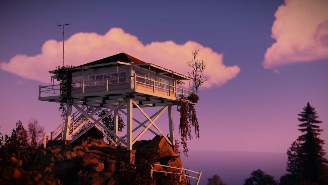 Firewatch Tower Pack Custom Rust Monument - Lone Design