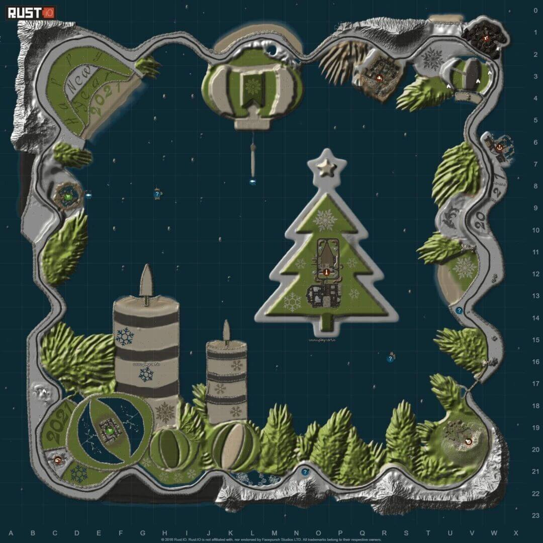 Christmas Map 2021/2022 - Lone Design