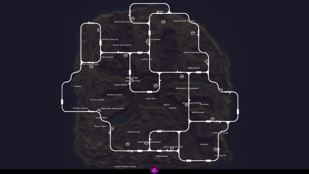 OASIS MAP - Lone Design