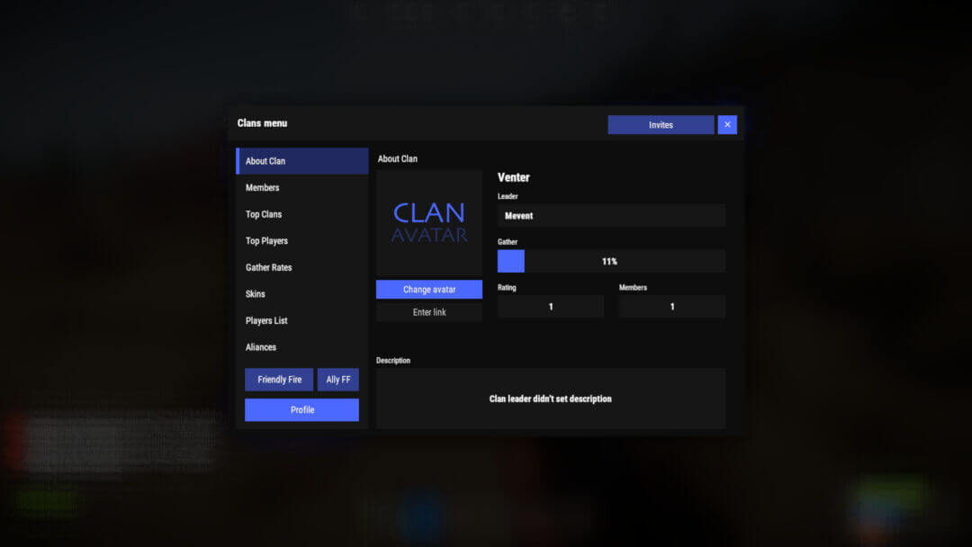 Clans Rust Plugin - Lone Design