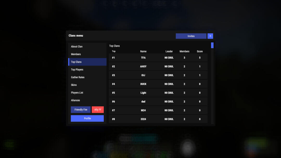 Clans Rust Plugin - Lone Design