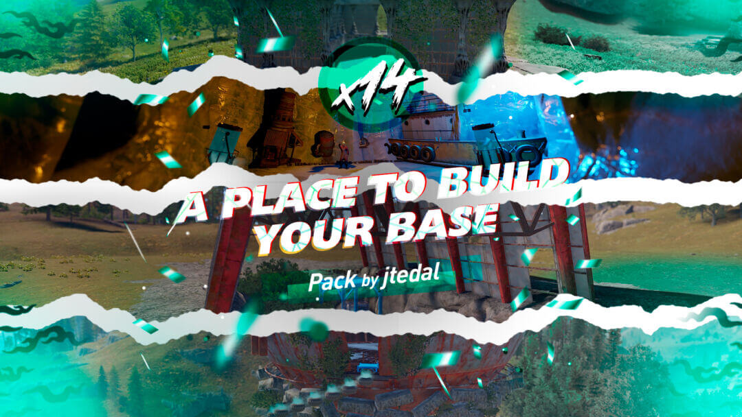 A Place To Build Your Base (14-pack) - Lone Design