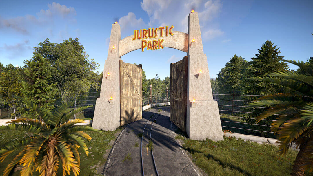 Isla Nublar (Jurassic Park) Custom Rust Map - Lone Design