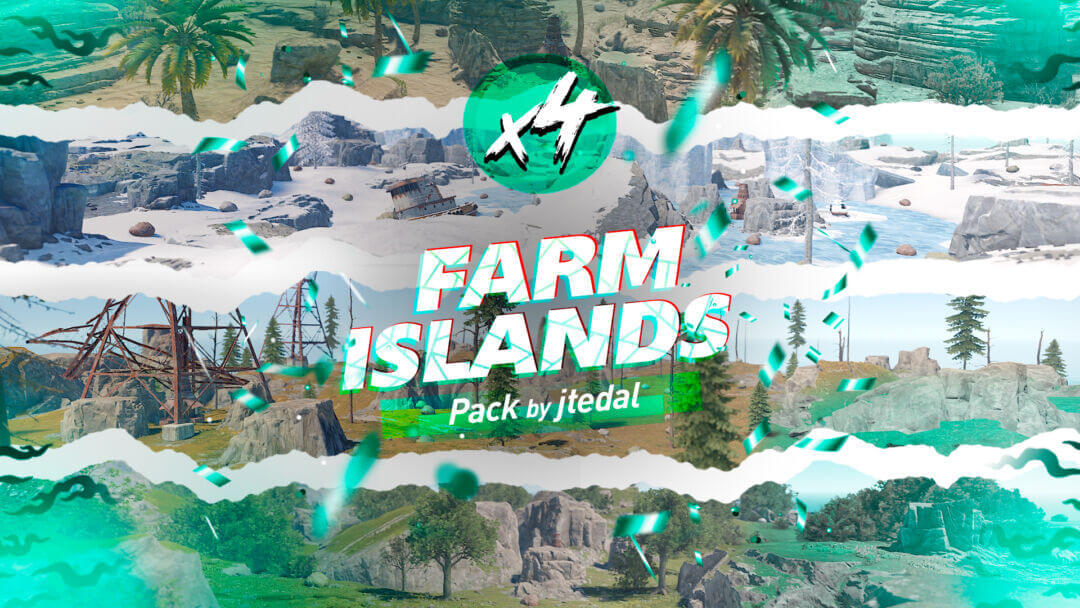 Farm Islands (4-Pack) - Lone Design