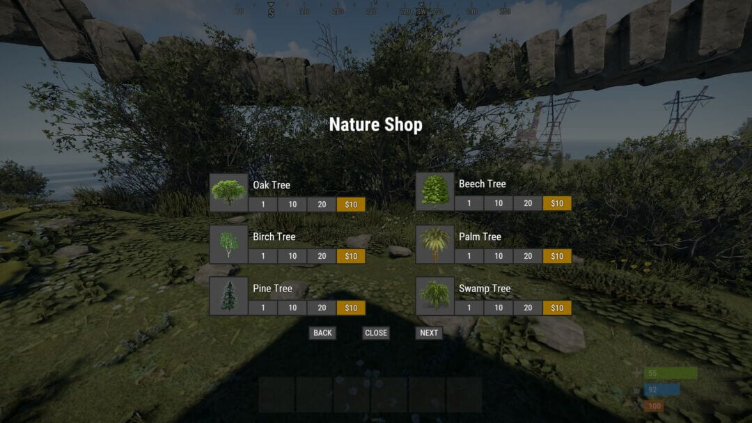 Deployable Nature Rust Plugin - Lone Design