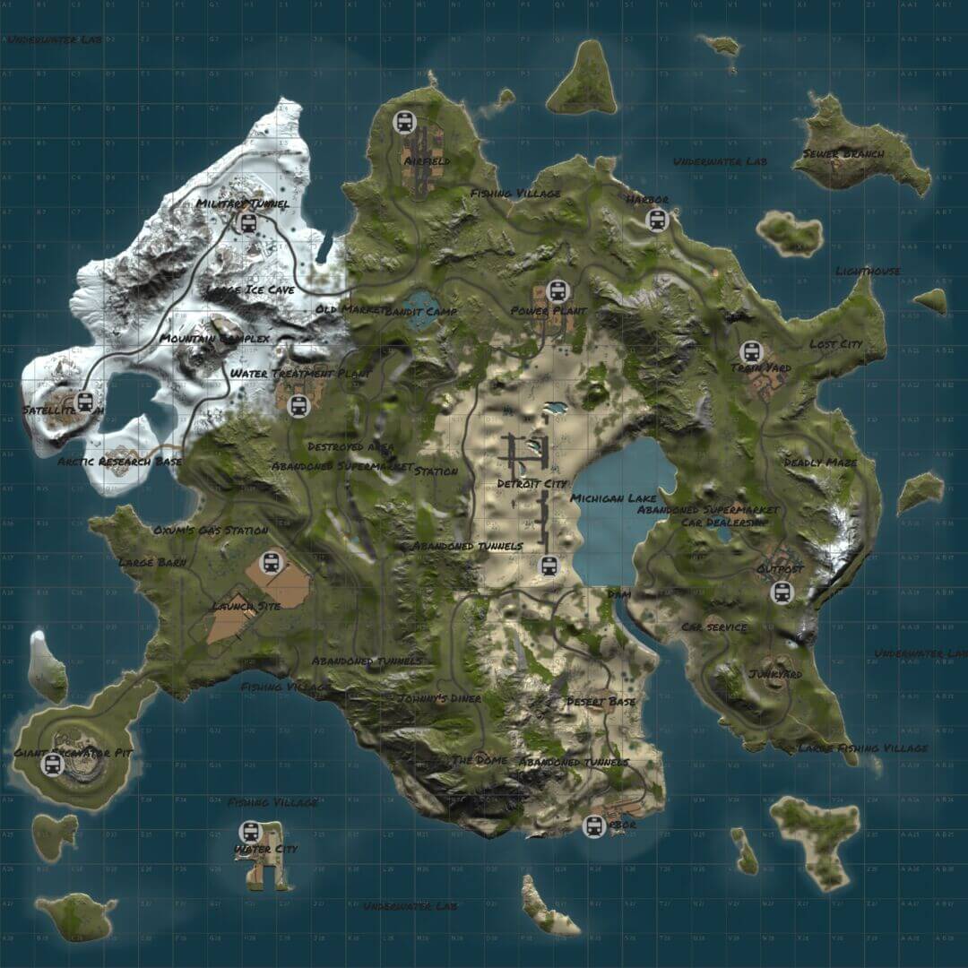 Detroit: Irreparable Damage (Jungle Update) Custom Rust Map - Lone Design