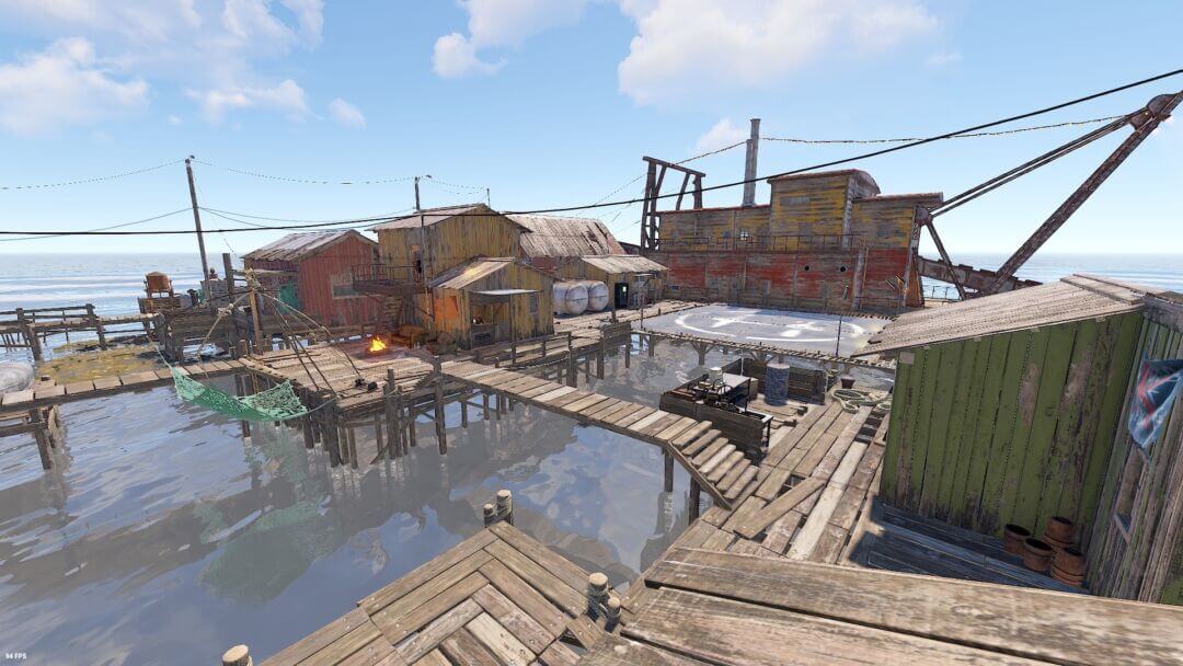 All-In-One Combined Fishing Village Outpost - Lone Design