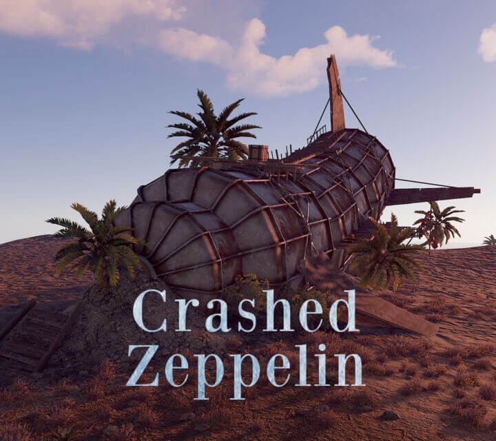 Crashed Zeppelin (Timelines Monument) - Lone Design