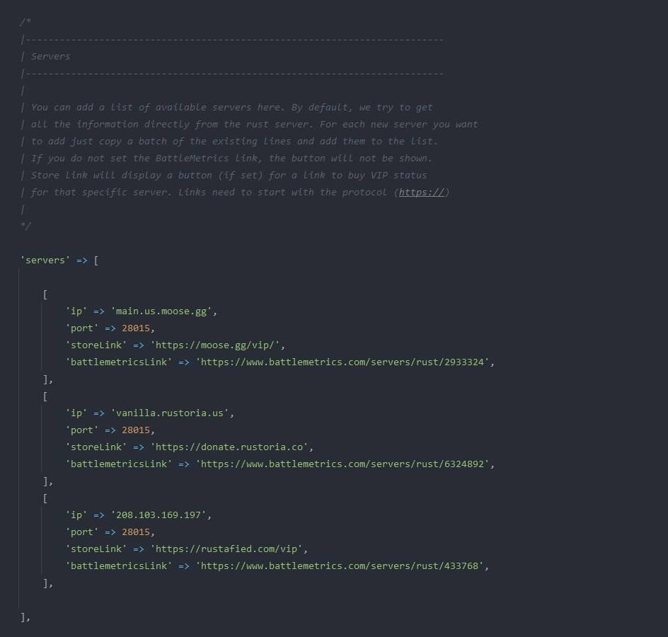 Rust Server Website Template - Outpost - Lone Design