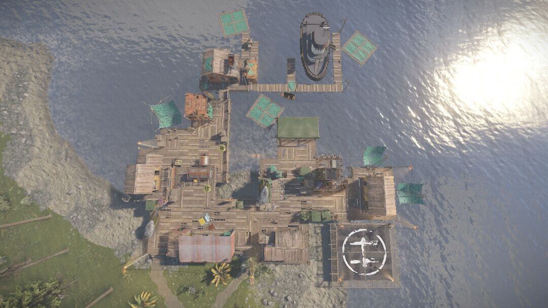 Water Town Rust Custom Monument - Lone Design
