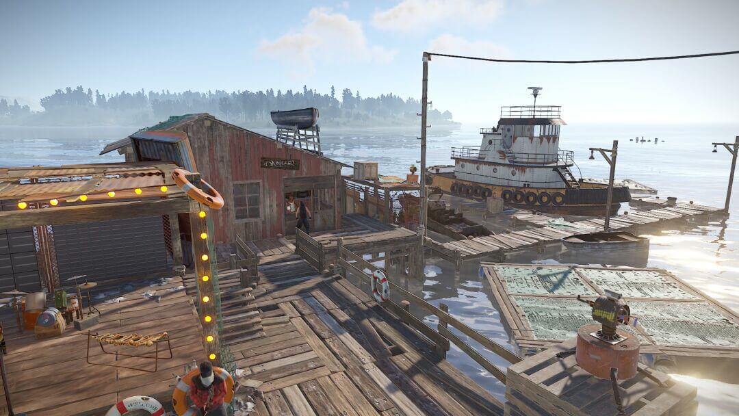 Water Town Rust Custom Monument - Lone Design