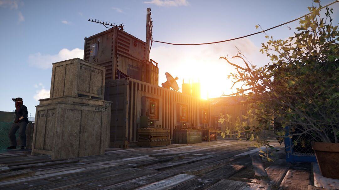 Water Town Rust Custom Monument - Lone Design