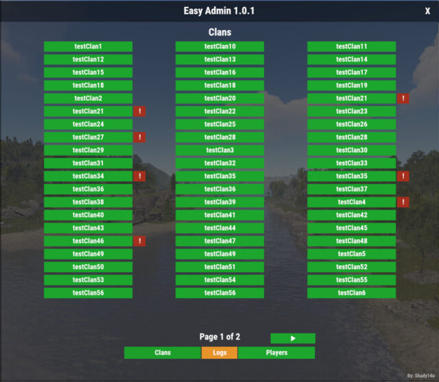 Easy Admin Rust Plugin - Lone Design