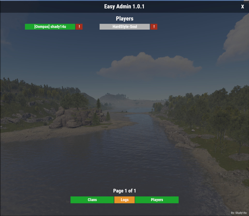 Easy Admin Rust Plugin - Lone Design