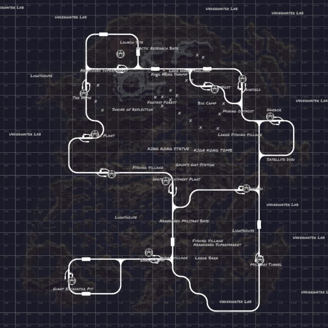 Kong: Skull Island Custom Rust Map - Lone Design