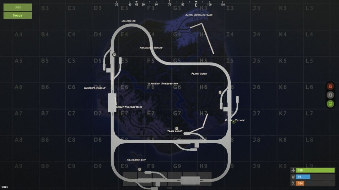 Fractus - ONE GRiD Map Rust - Lone Design