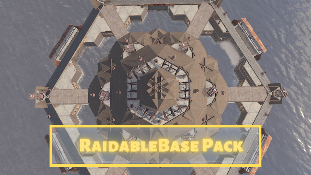 Pack 1 | 40+ Raidable Bases For Rust - Lone Design
