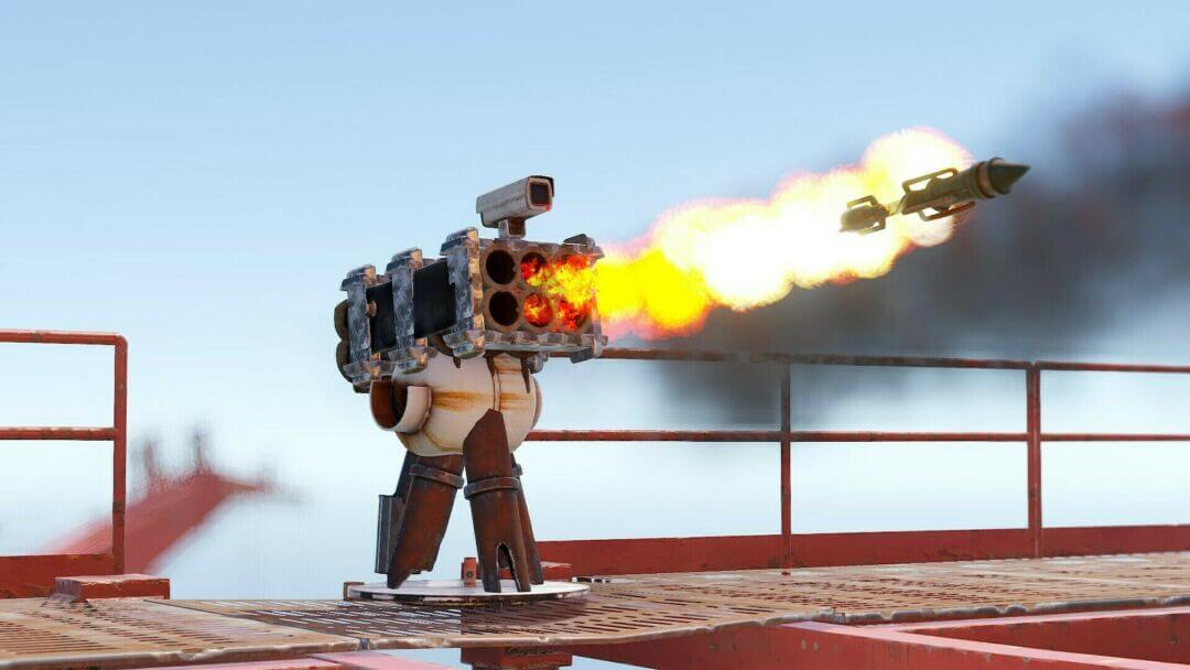 Mountable Turrets Rust Plugin - Lone Design