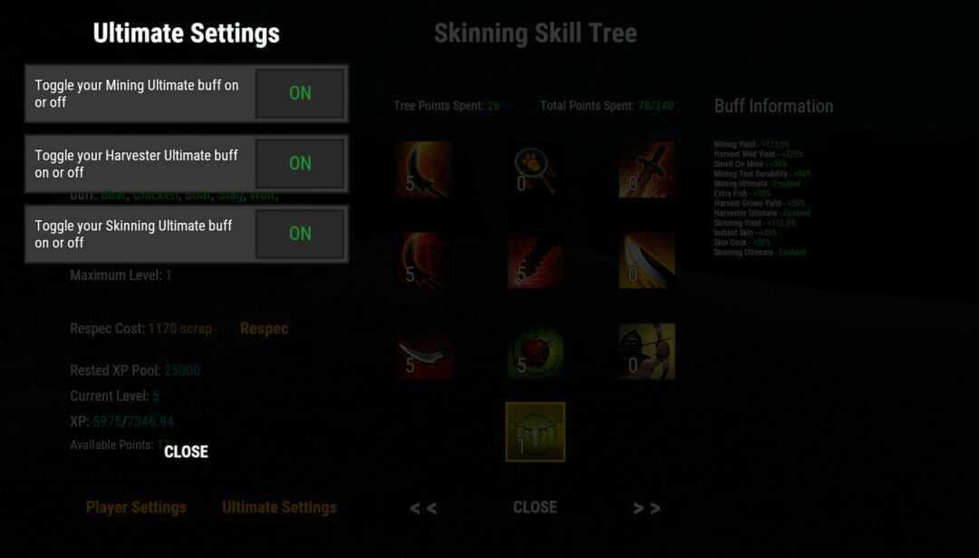 Skill Tree - Lone Design