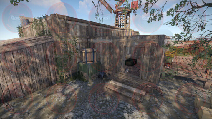 Wooden Supermarket Rust Monument - Lone Design