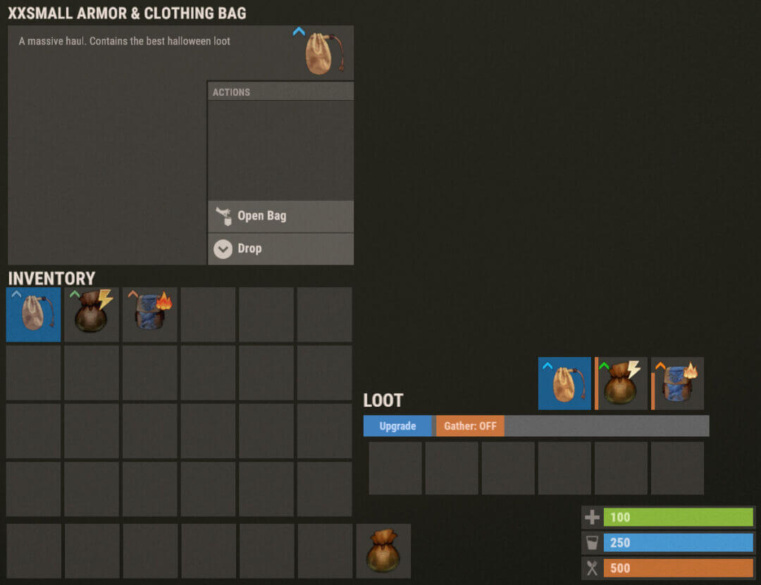 Bag Of Holding Rust Plugin - Lone Design