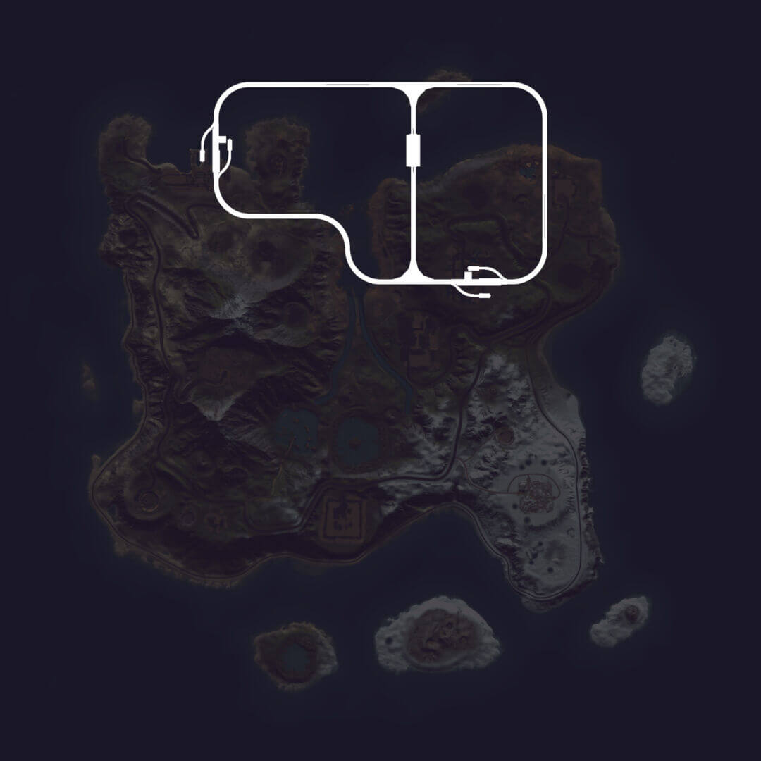 Bundle Of 4 Maps | 2500 SIZE - Rust - Lone Design