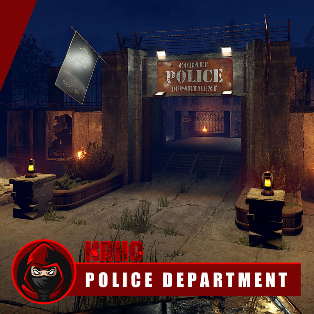 Cobalt Police Department Rust Monument - Lone Design