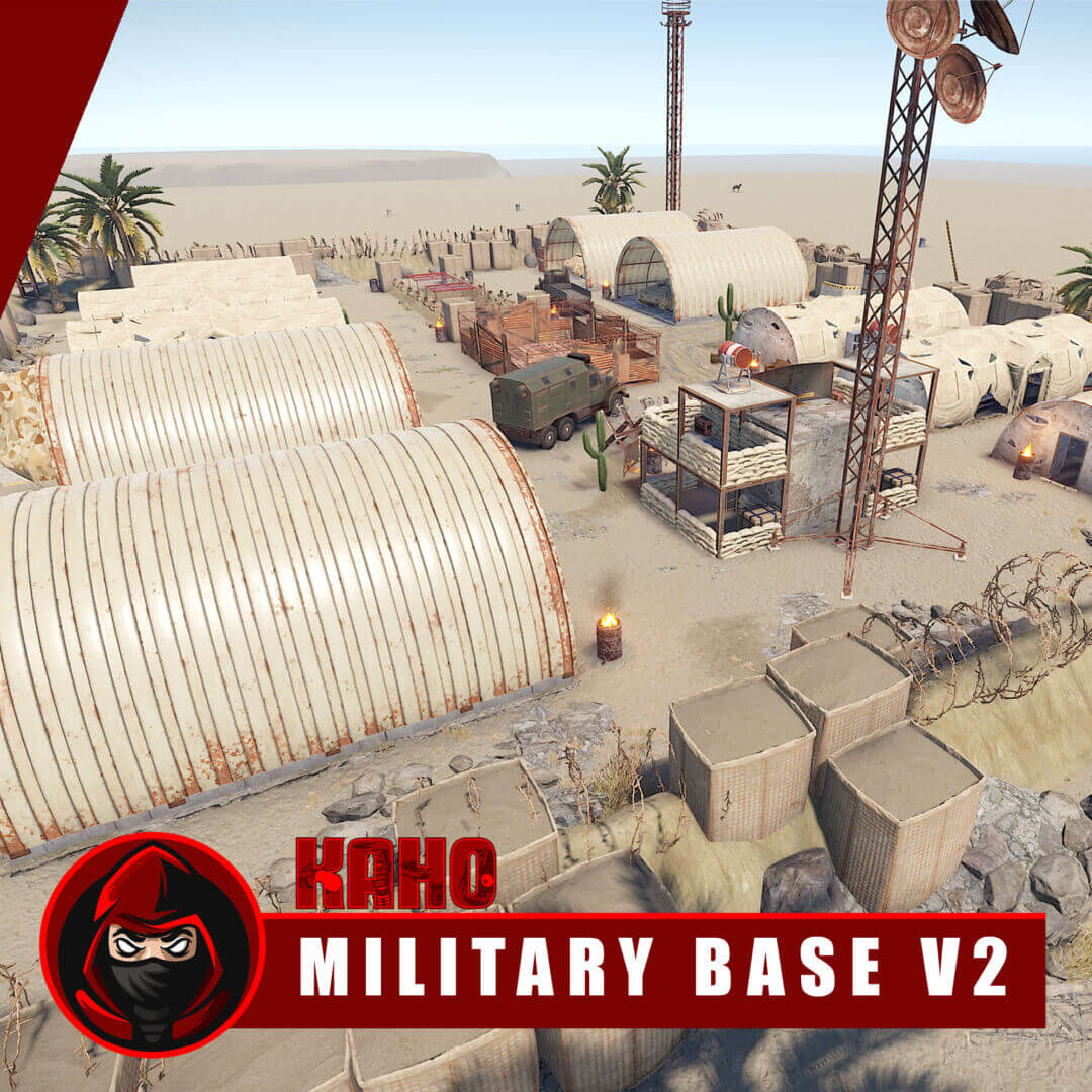 Abandoned Military Base V2 Rust Monument - Lone Design