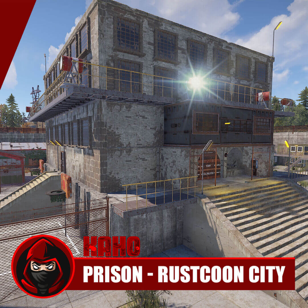 Prison Of Rustcoon Custom Rust Monument - Lone Design