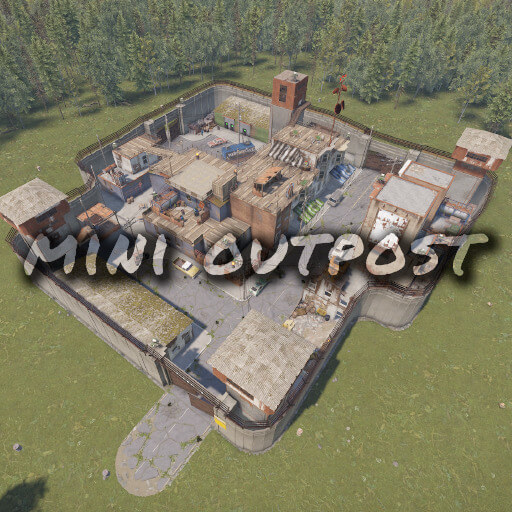Mini Oupost Rust Monument - Lone Design