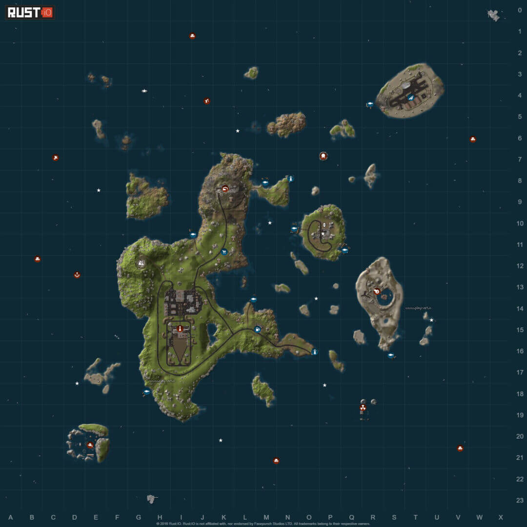 Archipelago (World 2.0) Custom Rust Map - Lone Design