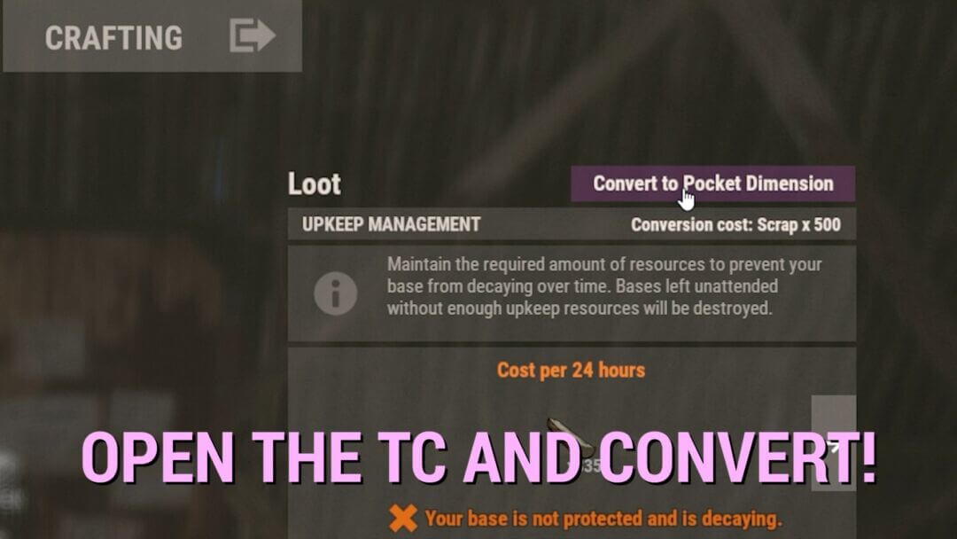 Pocket Dimensions Rust Plugin - Lone Design