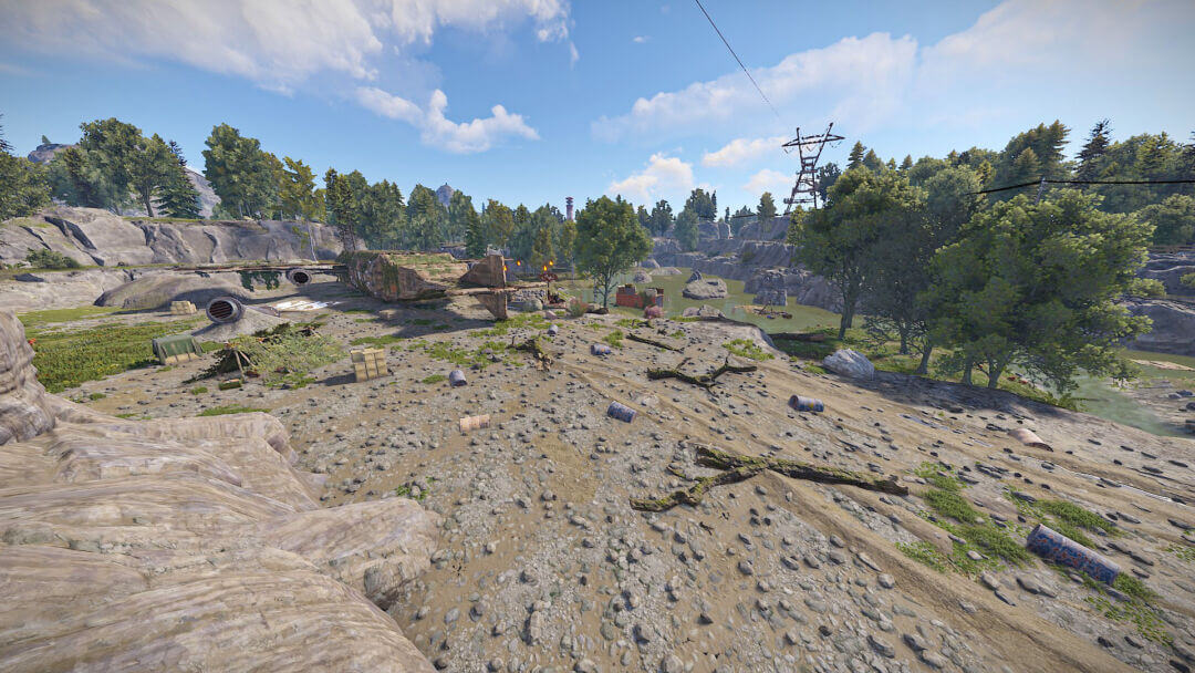 Burnt Island: Volcano Disaster Custom Rust Map - Lone Design