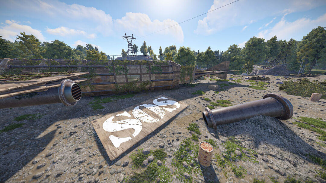 Burnt Island: Volcano Disaster Custom Rust Map - Lone Design