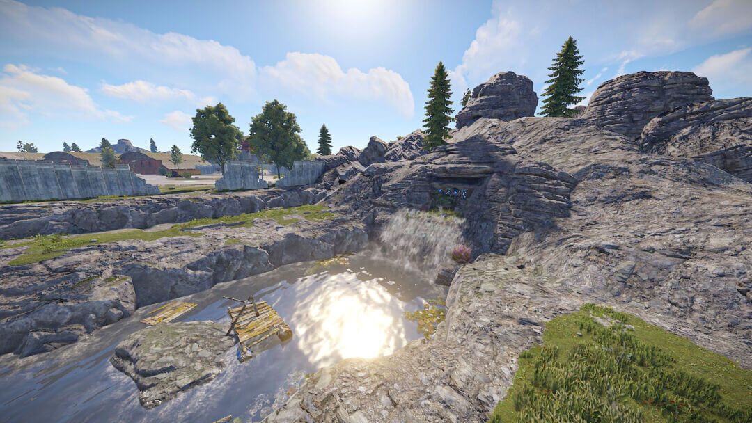 Burnt Island: Volcano Disaster Custom Rust Map - Lone Design