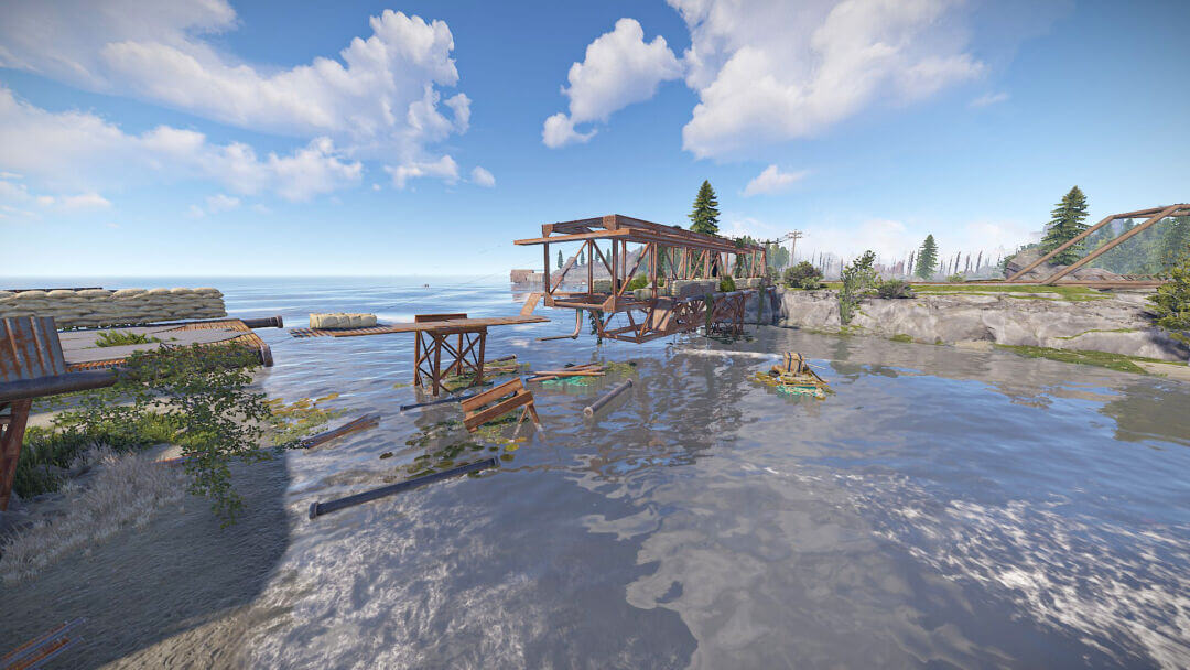 Burnt Island: Volcano Disaster Custom Rust Map - Lone Design