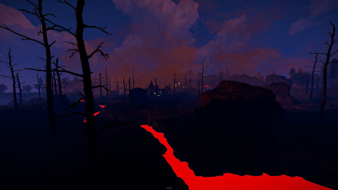 Burnt Island: Volcano Disaster Custom Rust Map - Lone Design