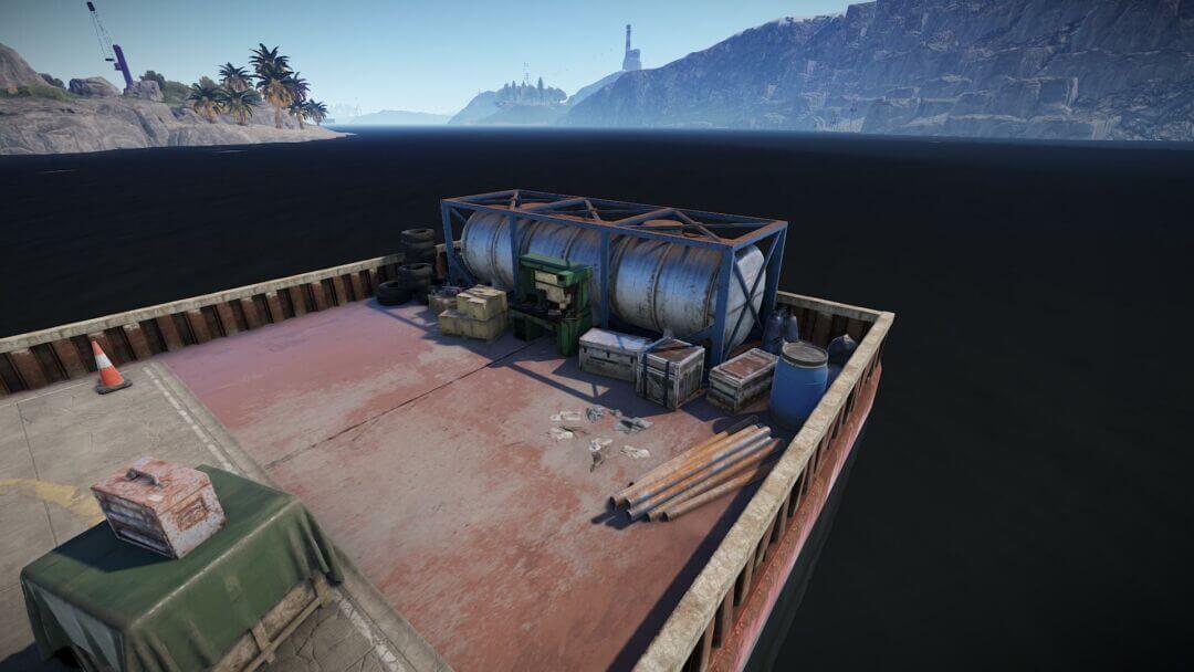 Raidable Base Event Islands + Barge - Lone Design