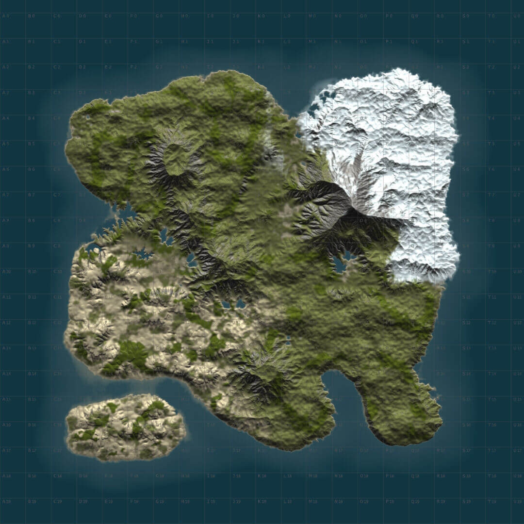 DIY Map BUNDLE Kit - Landscape + 25 Custom Monuments & Prefabs - Lone ...