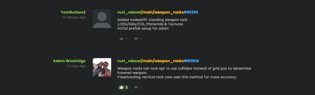 A Sneak Peek Into The Rust Weapon Racks Commits - April 24th - Lone Design