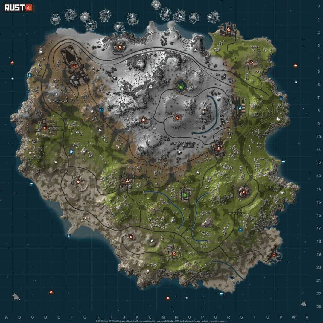 Caprona (Jungle Update) Custom Rust Map - Lone Design